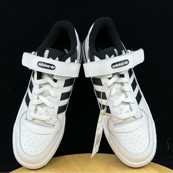 adidas | Shoes | Adidas Originals Forum Low Shoes White Black Fy7757 ...